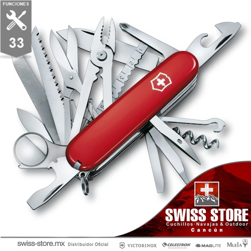 Navaja Victorinox Swiss Champ 1.6795 - Swiss Store Cancun